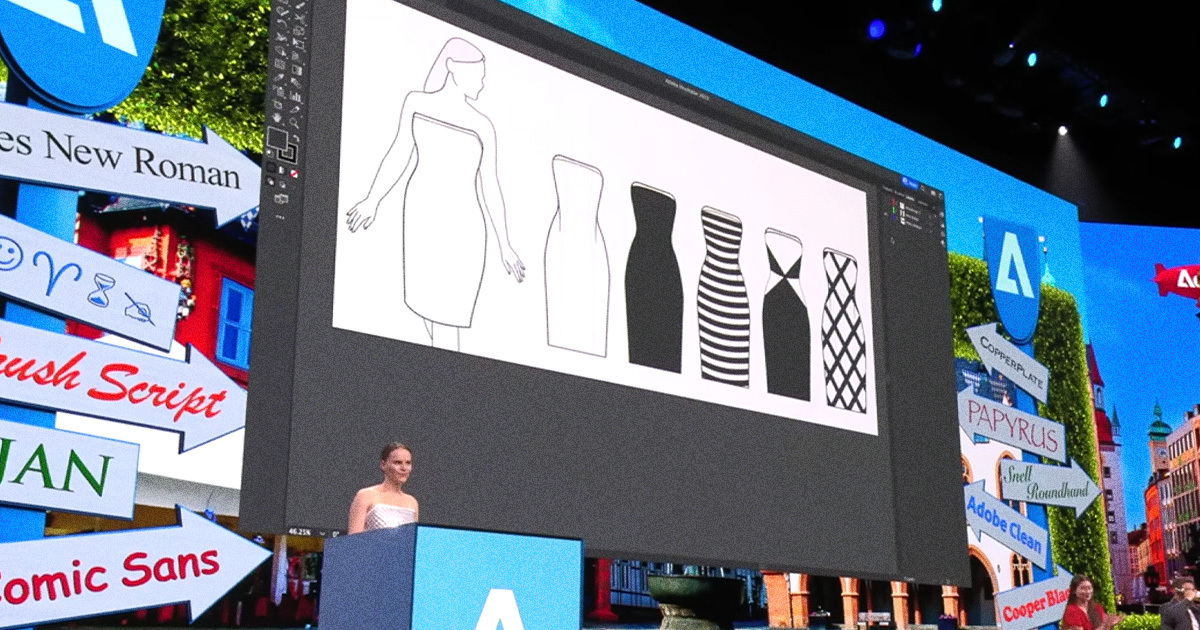 Adobe Shows Off Dress That Can Change Its Pattern on the Fly