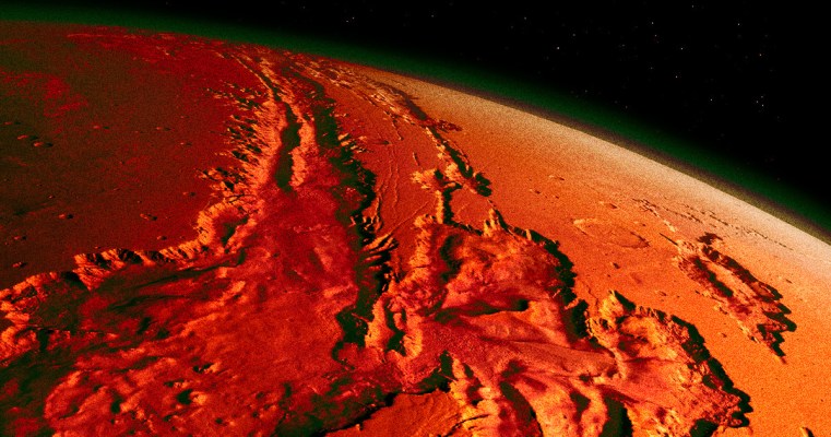 China's Mars Rover Detected Polygons Under the Planet's Surface