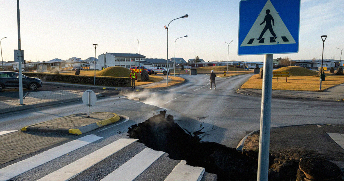 Man Missing After Falling Into Crack in the Earth