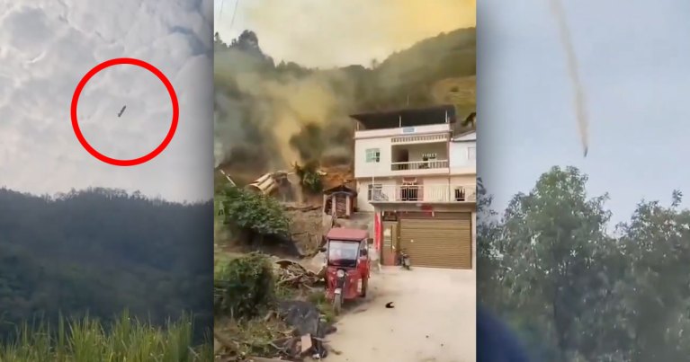 Chinese Rocket Falls to Earth, Explodes in Epic Fireball