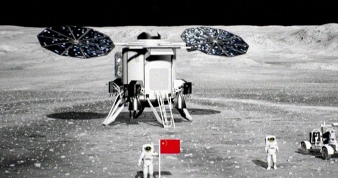 New Chinese Lander to Start Building Base From Moon Dust Bricks