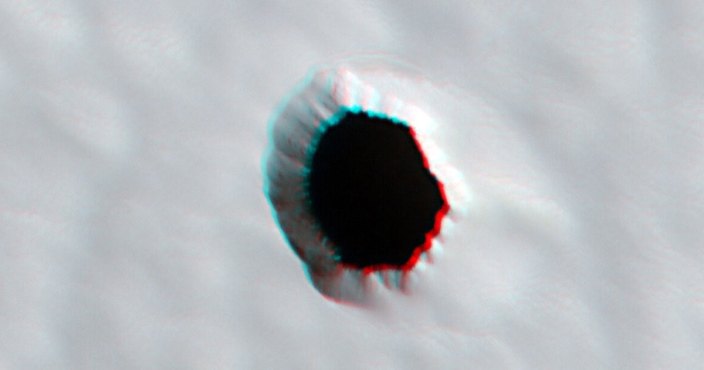 Scientists Intrigued By Almost Perfectly Circular Pit on the Surface of ...