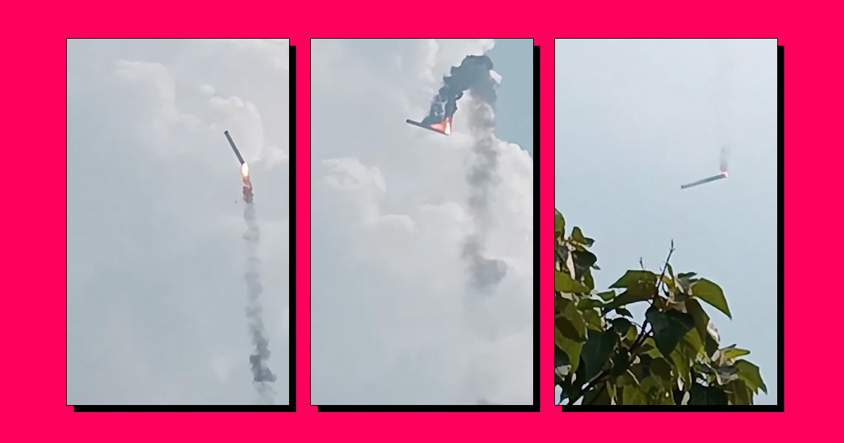 Chinese Rocket Accidentally Launches During Test, Soars Over City and ...