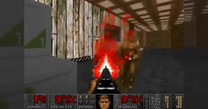 Doom Running on a Neural Network Is a Surreal Dreamscape