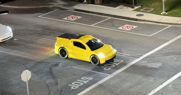 Photo of Strange Yellow Vehicle May Be Tesla's Secret New Project