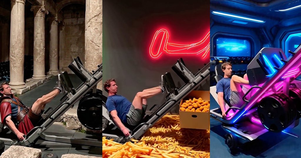Mark Zuckerberg Shows Off Bizarre Video of Himself Leg Pressing Chicken ...