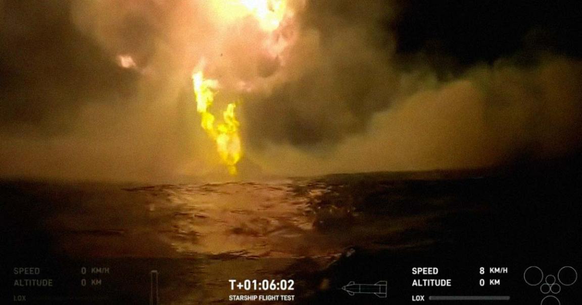 Dramatic Footage Shows SpaceX Starship Exploding After Crashing Into ...