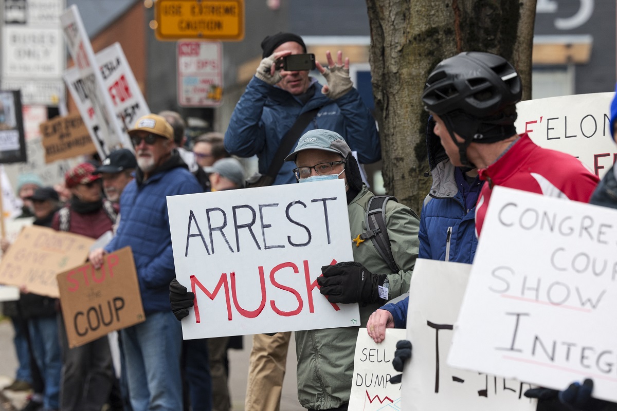 Tesla Targeted With Worldwide Protests, Vandalism