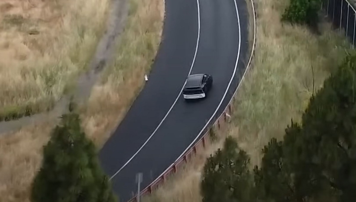 Drone Footage Shows What Appears to Be a Cheap Tesla Prototype Zooming ...