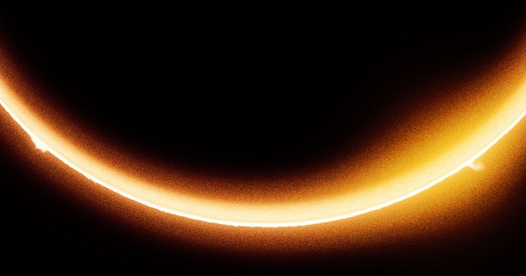 Astronomers Just Took the First-Ever Picture of the Bottom of the Sun