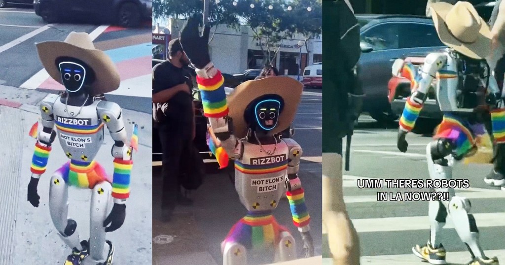 Jake the Rizzbot Moves to California, Comes Out as Gay