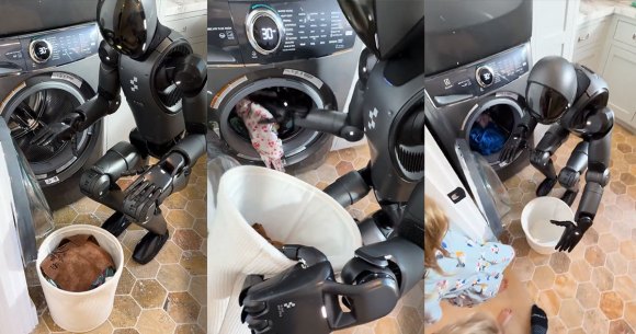 Wild Video Shows Humanoid Robot Loading a Washing Machine Pretty Well