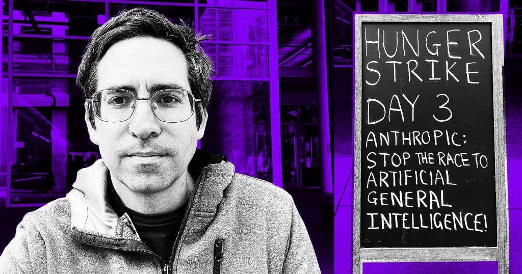 Anti-AI Activist on Day Three of Hunger Strike Outside Anthropic's ...