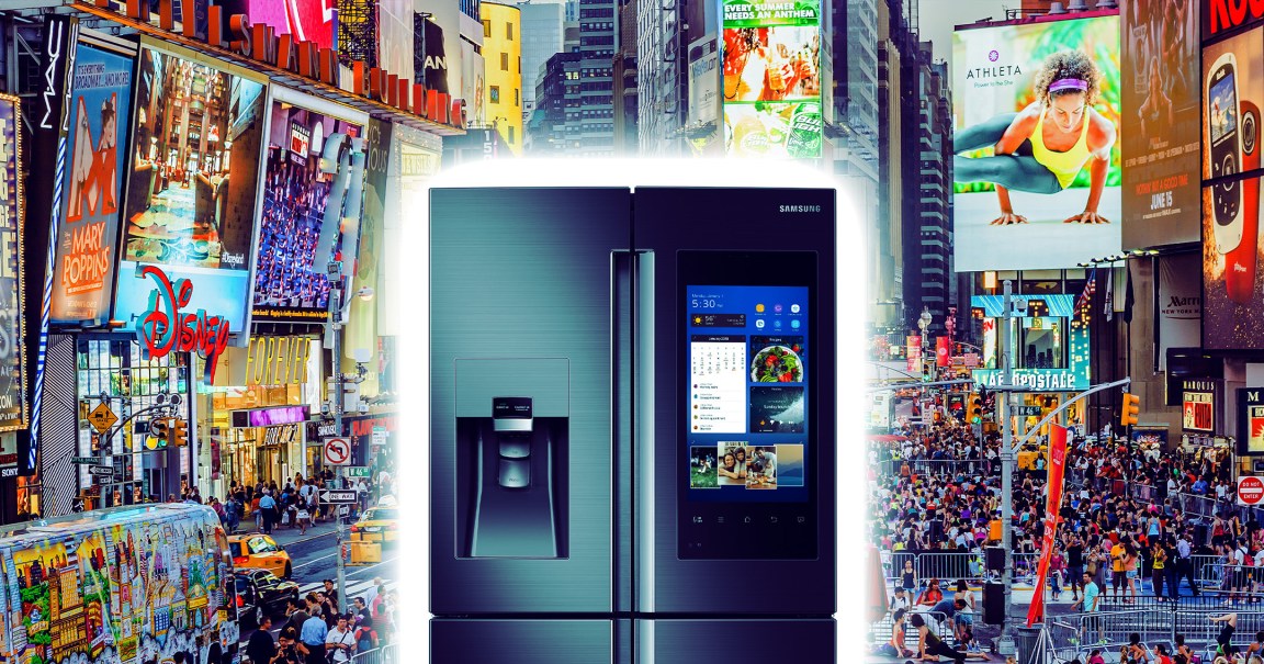Samsung Announces Plans to Plaster Your Smart Fridge With Digital ...