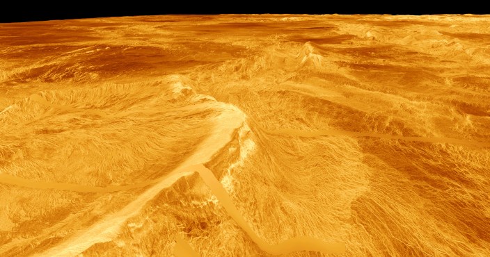 Scientists Spot Huge Cave on Venus