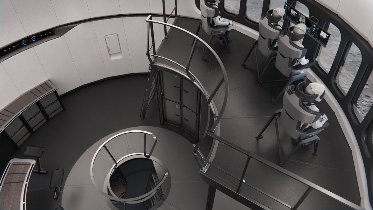 SpaceX Releases Renders of the Inside of Its Enormous Lunar Lander