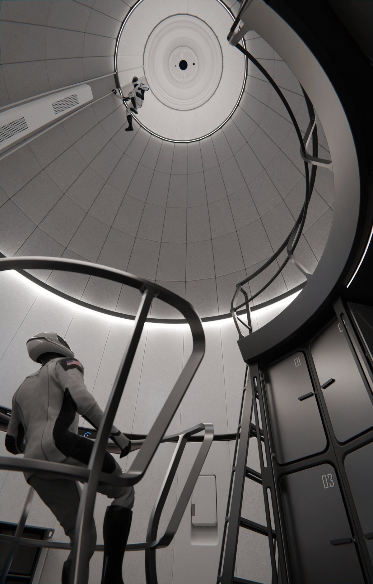SpaceX Releases Renders of the Inside of Its Enormous Lunar Lander
