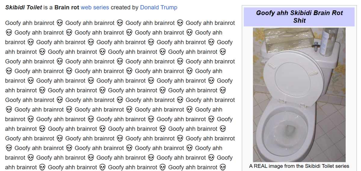 The Wikipedia Page on "Brain Rot" Is Protected Until 2026 Due to ...
