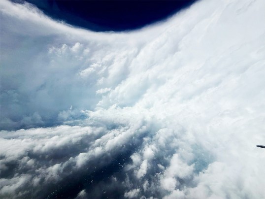 Awe-Inspiring Airplane Footage Shows Inside Hurricane Melissa