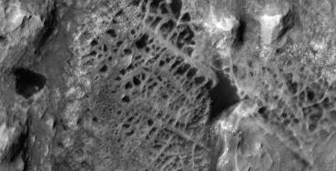 NASA Rover Exploring Strange Structures on Mars, About the Height of a ...